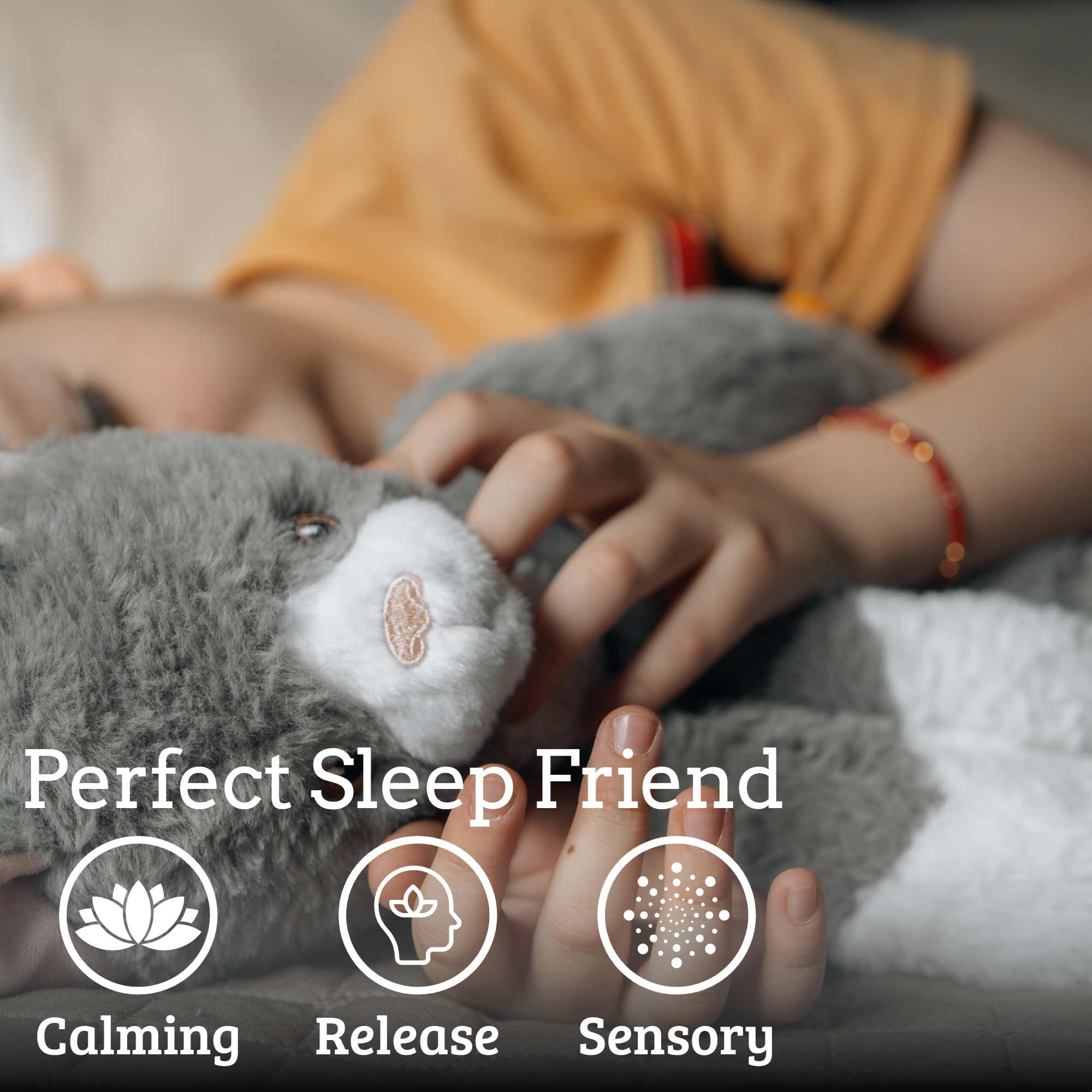 Microwavable Weighted Stuffed Animal - Soothe Anxiety with Weighted Wa ...