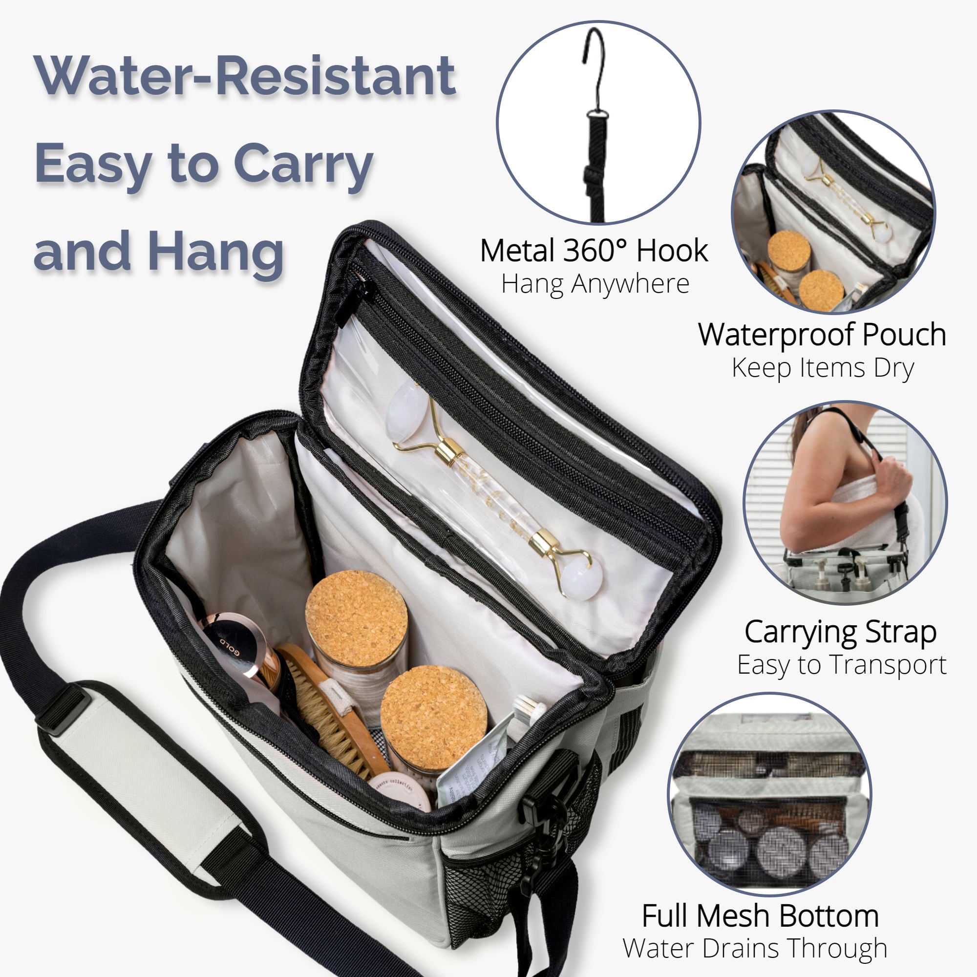 Extra Large Portable Shower Caddy – Terra Home